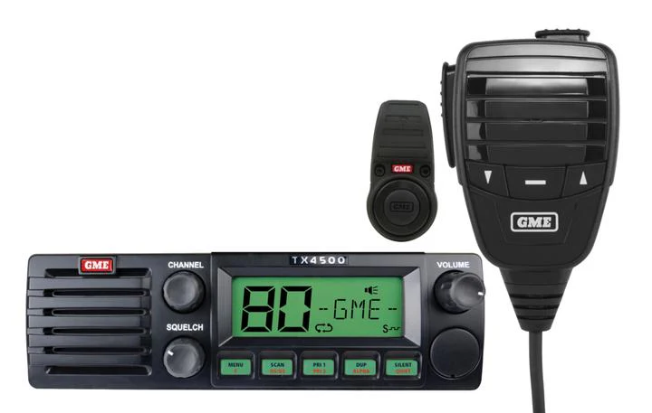 GME 5 Watt DIN Mount UHF CB Radio with Wireless PTT & ScanSuite ...
